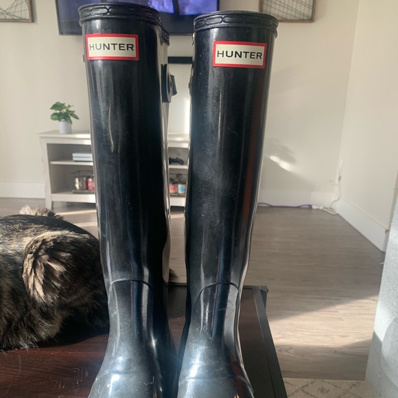 Hunter | Shoes | Tall Black Hunter Boots | Poshmark